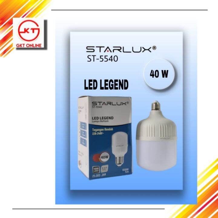 lampu led starlux 40 watt / Bohlam led legend bulb lights 40w Starlux ...