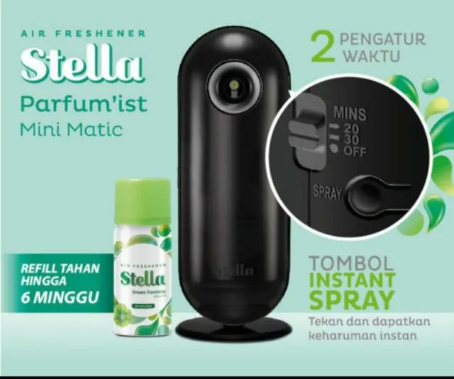 Stella mini matic alat set 40ml parfumis new desain | Lazada Indonesia