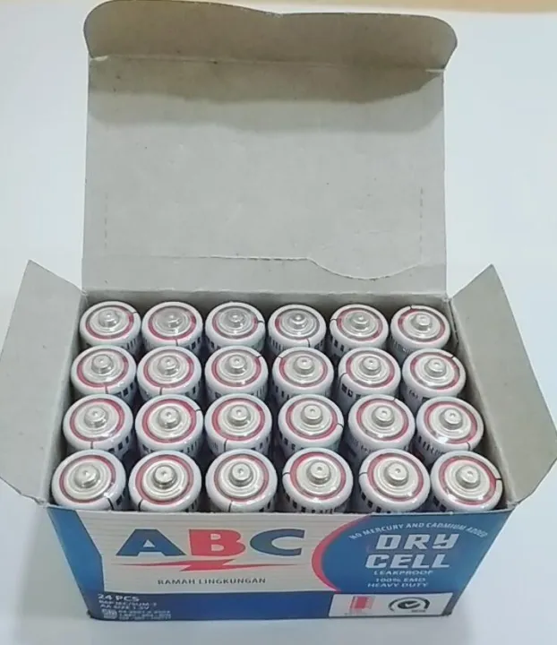 3 Box 72 Pcs - Baterai ABC AA Battery Biru / Batre ABC A2 Biru | Lazada ...
