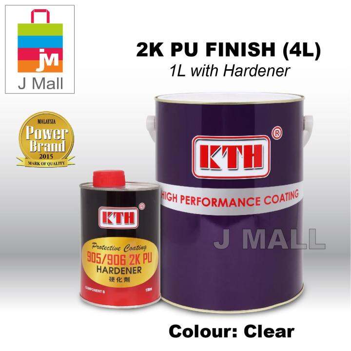 KTH Paint Interior Protective Coating 2K PU Finish Clear - 5L | Lazada