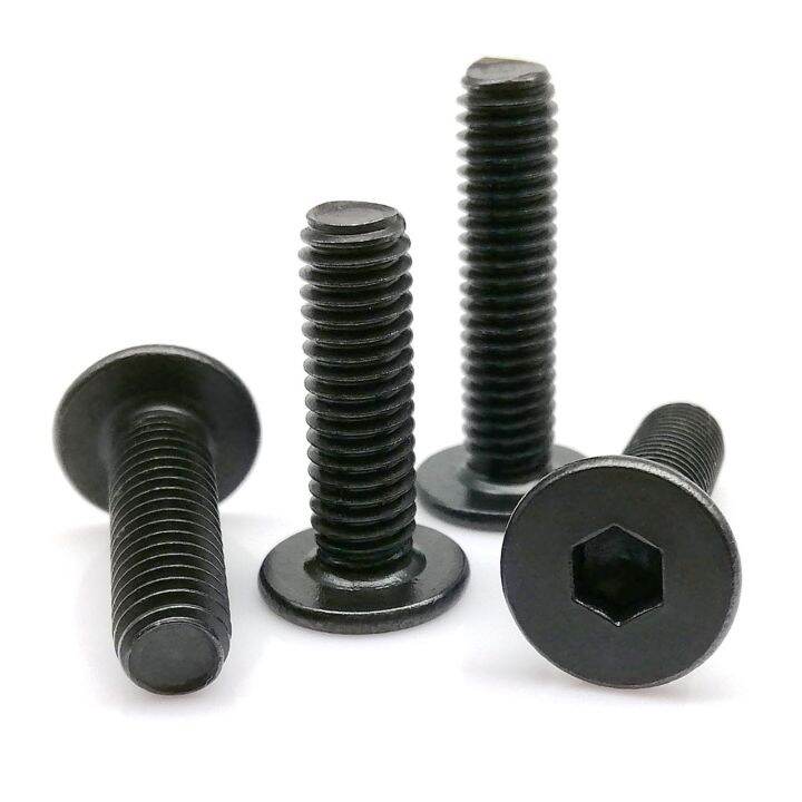 M2 M2.5 M3 M4 M5 M6 M8 Black 304 A2-70 Stainless Steel CM Allen Hexagon Hex Socket Ultra Thin ...