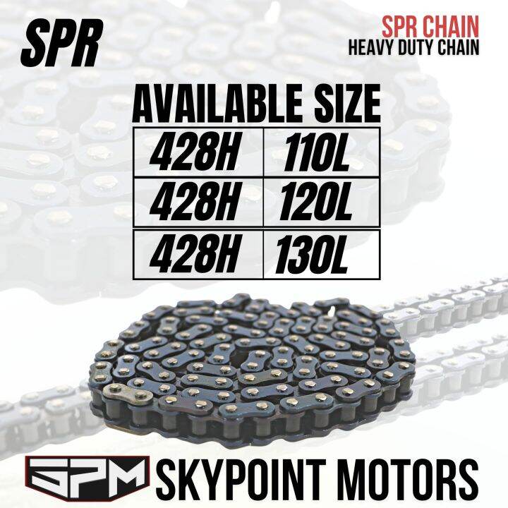 SPR Chain Heavy Duty for Motorcycle Universal 428H (9709) | Lazada PH