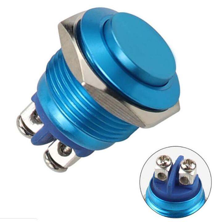 1Pc Momentary Push Button Switch 16mm Waterproof Mount Button Switch ...