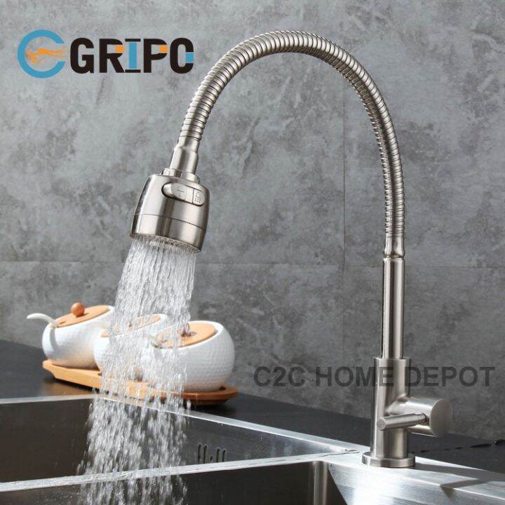 GRIPO 304 stainless Big Body Type universal flexible shower faucet ...