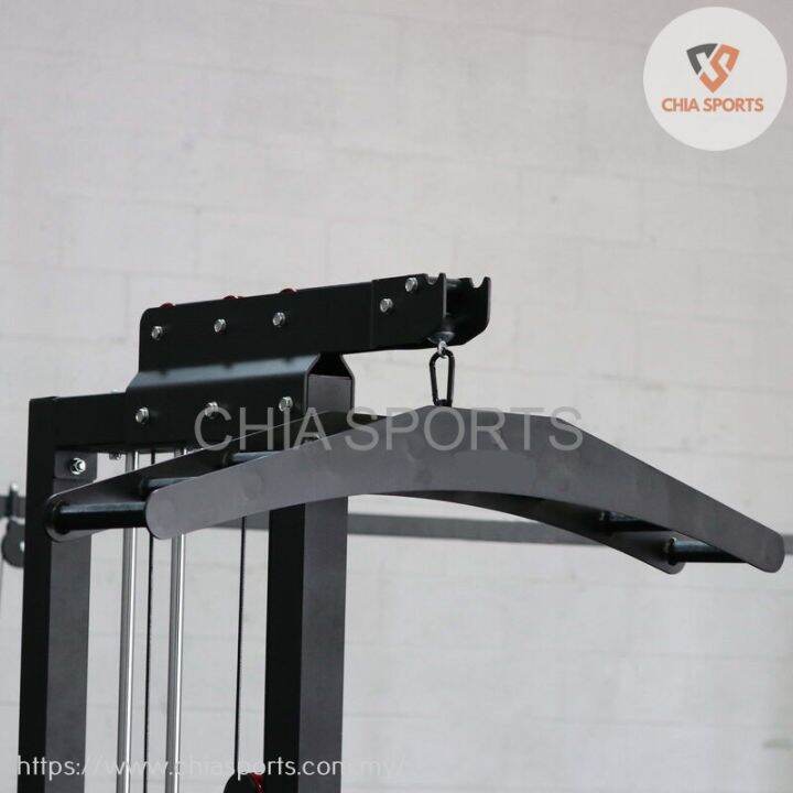 PREMIUM Multi Grip Lat Pulldown Attachment Handle Bar Wide Close Tricep ...