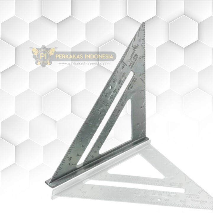 Speed Square JUMBO 12 Inch Penggaris Segitiga Sudut Siku Geser Almini ...