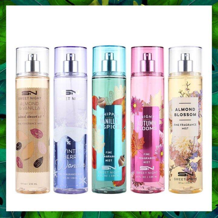 Sweet Night Signature Collection Fragrance Mist Perfume 236ML PFSN07 ...