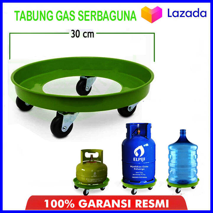 PROMO - Kaki Alas Dudukan Tatakan Kaki Roda Gas Elpiji Galon Bahan Besi ...