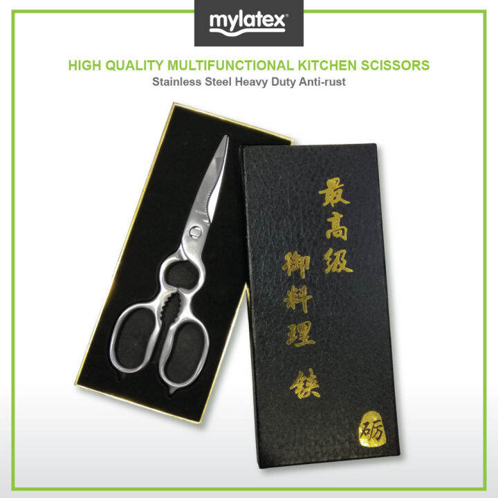 Premium Multi function Kitchen Scissor Shears Stainless Steel Heavy ...