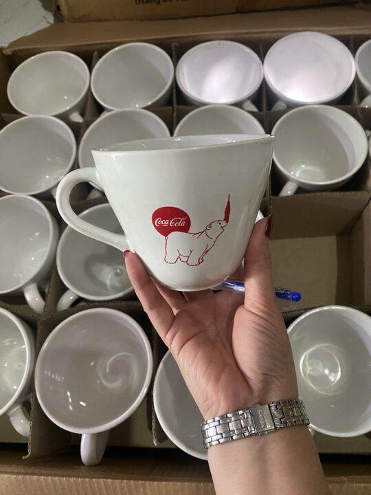 Ly sứ có quai. Hàng Km coca-cola. | Lazada.vn