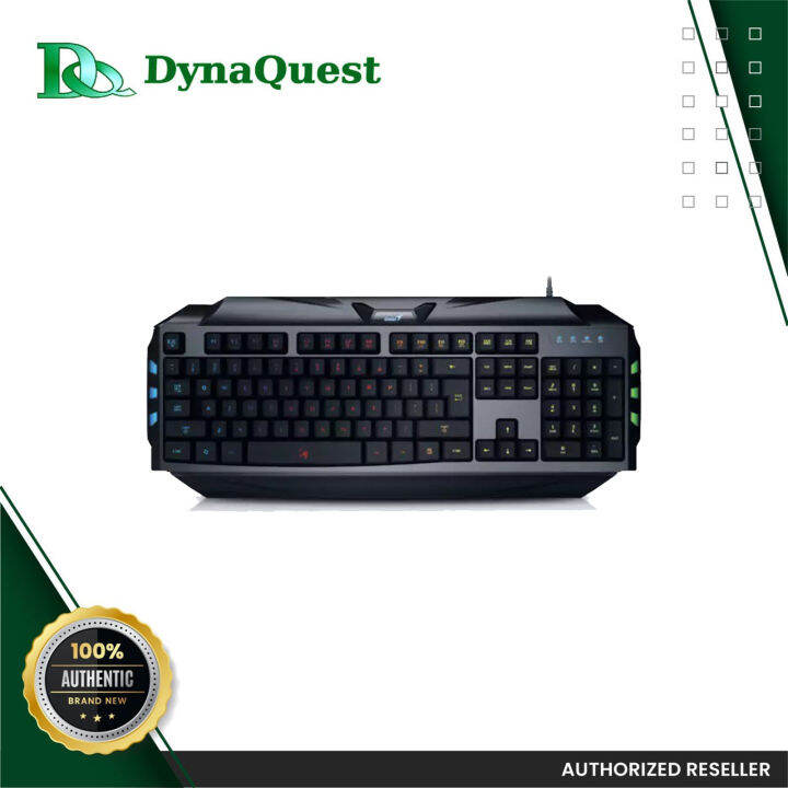 GENIUS GX-GAMING K5 SCORPION BLACK 7-LED BACKLIGHT GAMING KEYBOARD ...