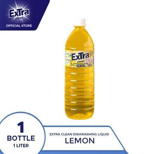 Extra Clean Lemon Scent Dishwashing Liquid 1L Bottle of 1 | Lazada PH