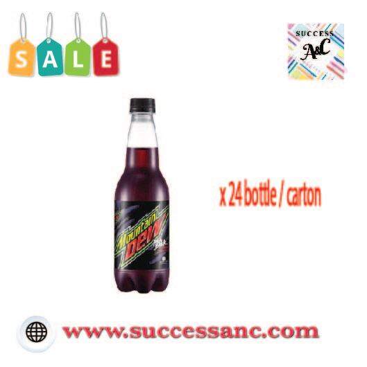 MOUNTAIN DEW PITCH BLACK 400ML X 24 BOTTLE / CARTON | Lazada