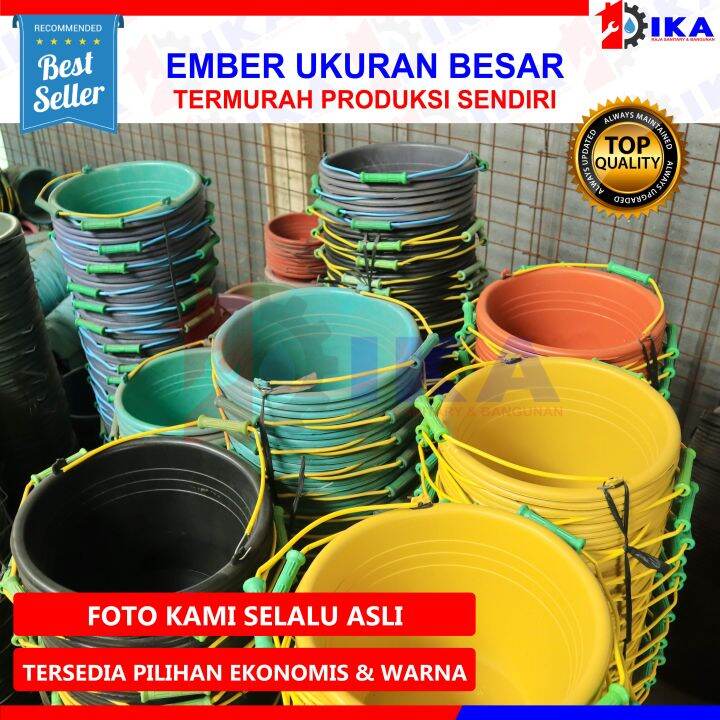 EMBER COR HIJAU TUA KECIL PLASTIK LENTUR PECAH/TIMBA SEMEN TUKANG ...