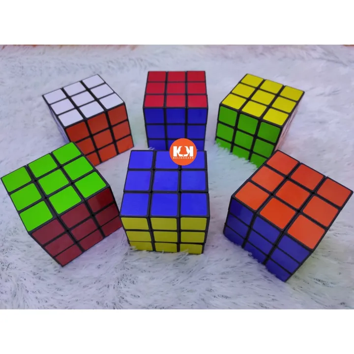 MAINAN RUBIK 3X3 UKURAN 5X5 CM / MAINAN ANAK RUBIK / RUBIK MAINAN ...
