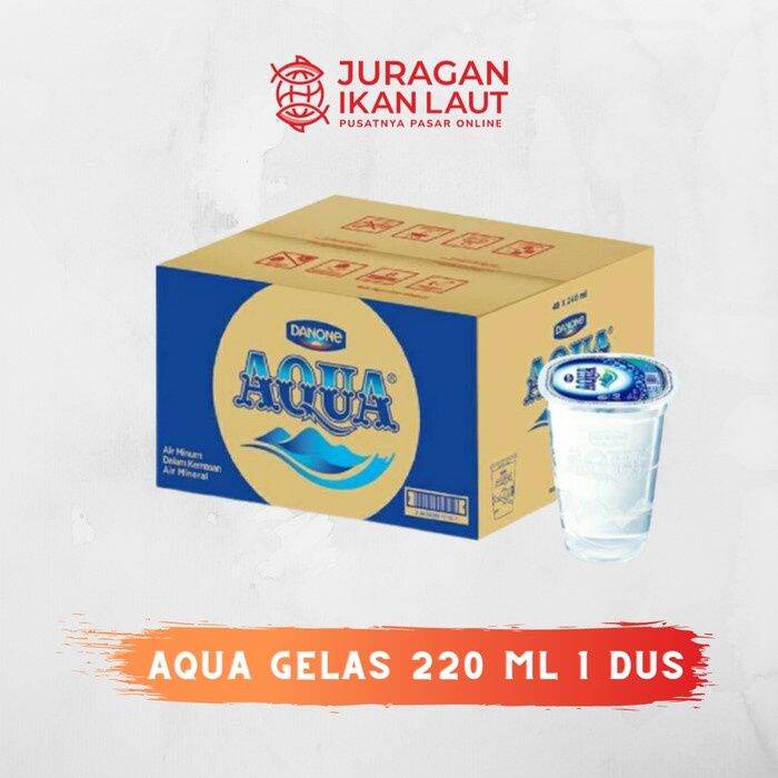 Aqua Gelas 220 Ml 1 Dus - Isi 48 Pcs | Lazada Indonesia