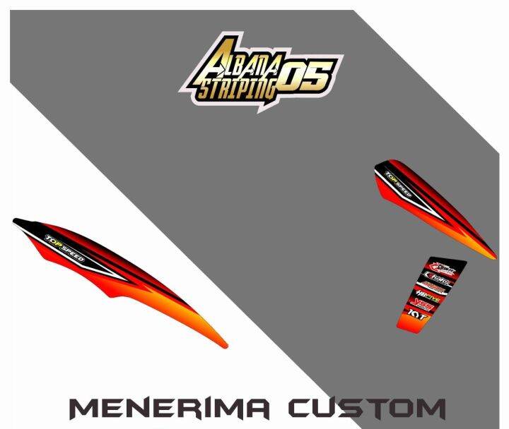 Sticker Striping vareasi Thailand Suzuki spin 125 semi pullbody ...