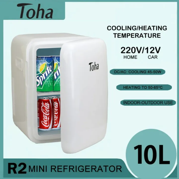 Toha Mini Fridge Refrigerator Mini Ref Household and Car Mini ...