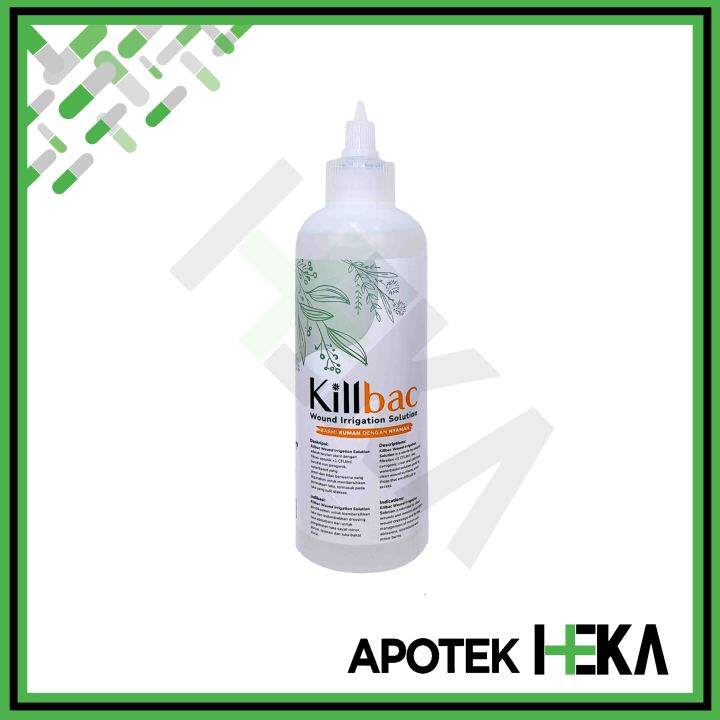 Cairan Pembersih Luka Killbac 350ml - Wound Irrigation Solution ...
