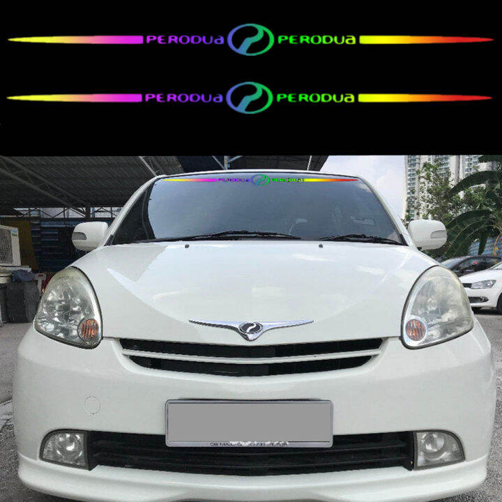 Perodua Car Reflective Sticker Laser Decal Auto Parts Motors Front ...