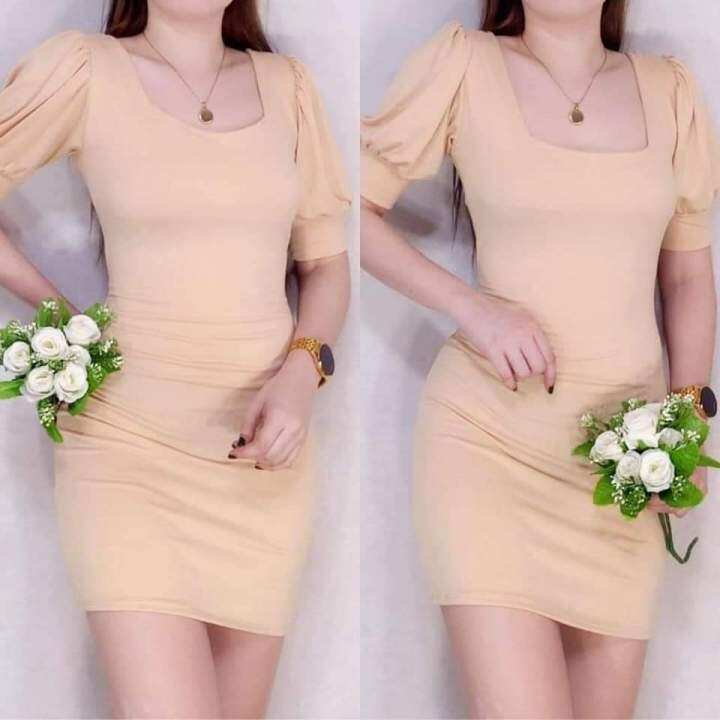 Patrice Dress Stretchable Can Fit from small to large body frame ...