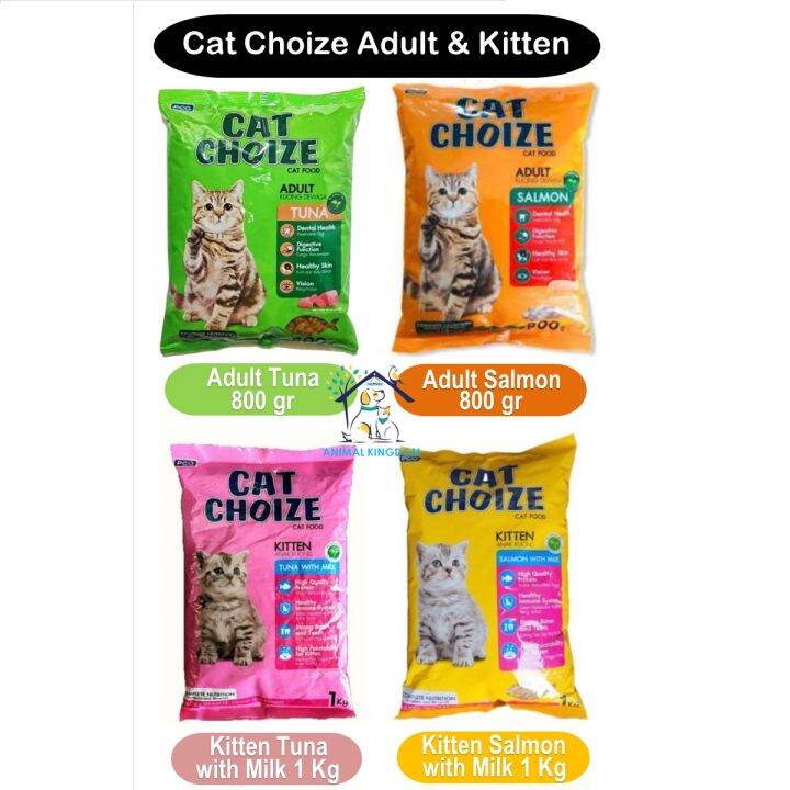 Cat Choize Cat Food Kitten dan Adult Dengan Rasa Tuna dan Salmon ...