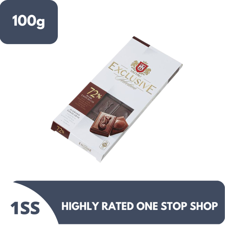 Tai Tau Exclusive 72% Dark Chocolate 100g | Lazada PH