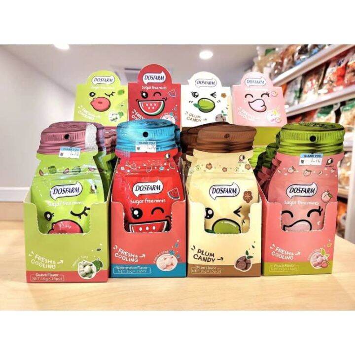Dosfarm Sugar Free Mint Candy -Dosfarm无糖薄荷糖 (16g)-Segar & Menyejukkan ...