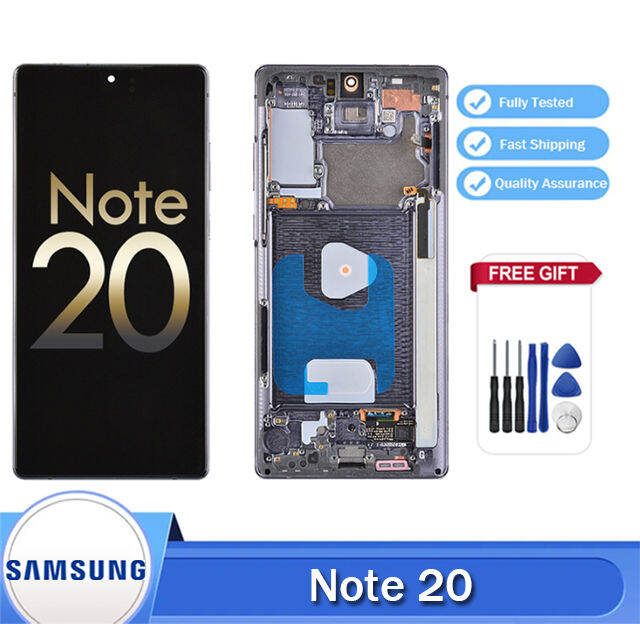 6.7 ''ต้นฉบับ Super AMOLED สำหรับ Samsung Galaxy Note 20 N980 N980F ...