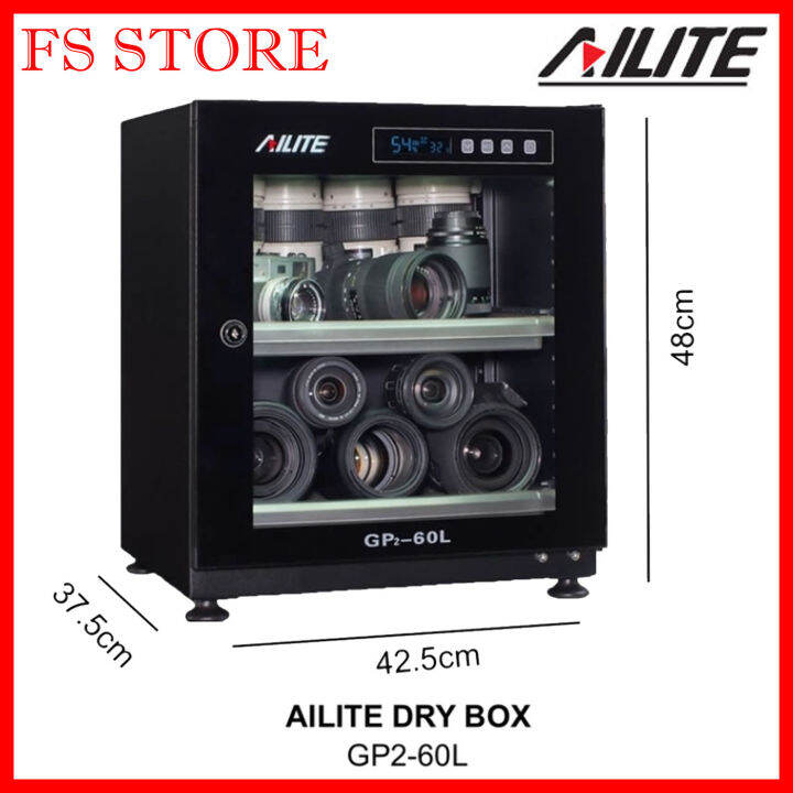 Ailite Dry Box GP2-60L / GP2-90L /GP2-120L /GP2-150L Dry Cabinet Dry Box 5 YEARS WARRANTY | Lazada
