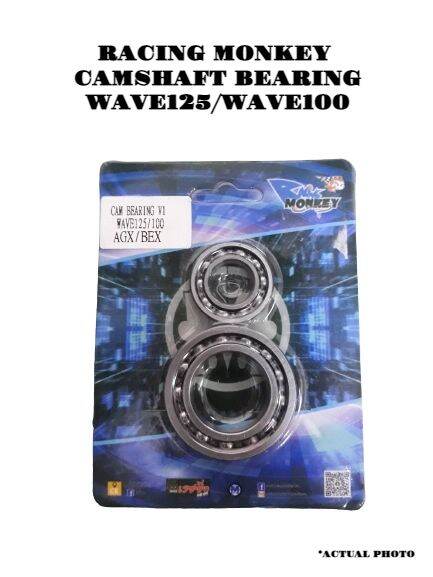 RACING MONKEY CAMSHAFT BEARING SET MODEL: WAVE125/WAVE110/WAVE100 ...