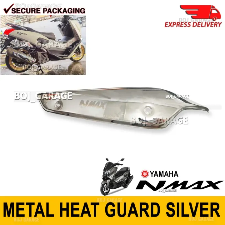 NMAX Silver Metal heat guard Yamaha NMAX Heat guard | Lazada PH