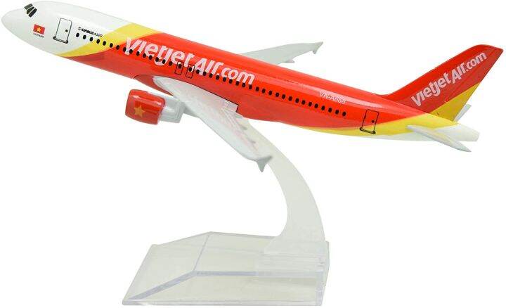 1:400 16cm Air Bus A320 Vietnam VietJet Airlines Metal Airplane Model ...