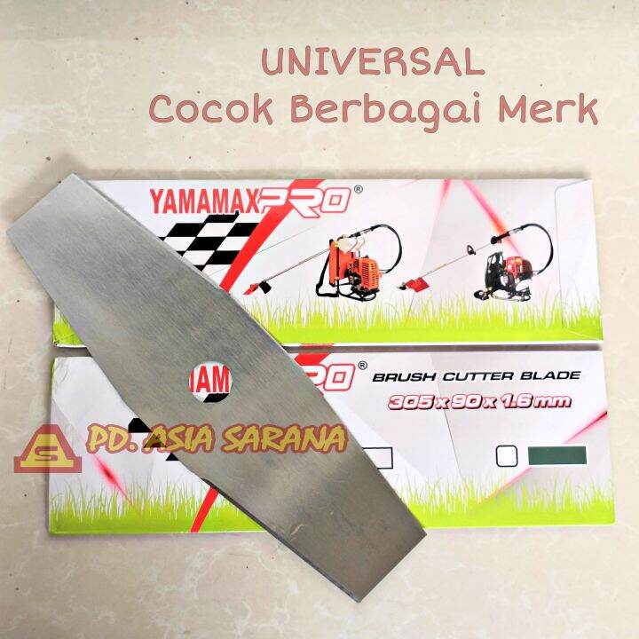 Mata Pisau Mesin Potong Rumput 305x90x1.6mm Cutter Blade 2T YAMAMAX ...