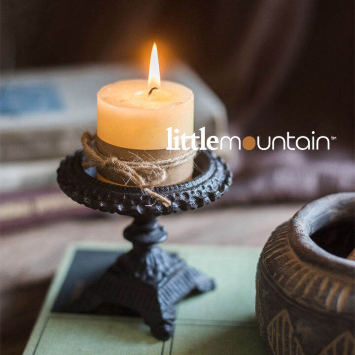 Little Mountain American vintage country style candle holders stand ...