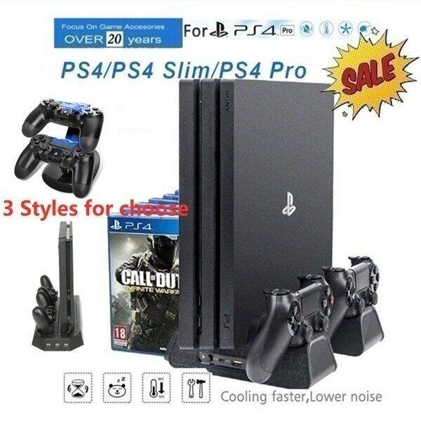 3 Styles For PS4/Slim/Pro Charger PS4/Slim/Pro Cooler,Controller ...