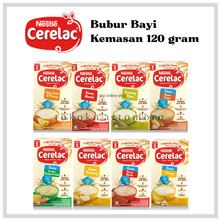 Nestle Cerelac Bubur Bayi Instant Usia 6-12 Bulan - MPASI LENGKAP - Rasa Lengkap | Lazada Indonesia