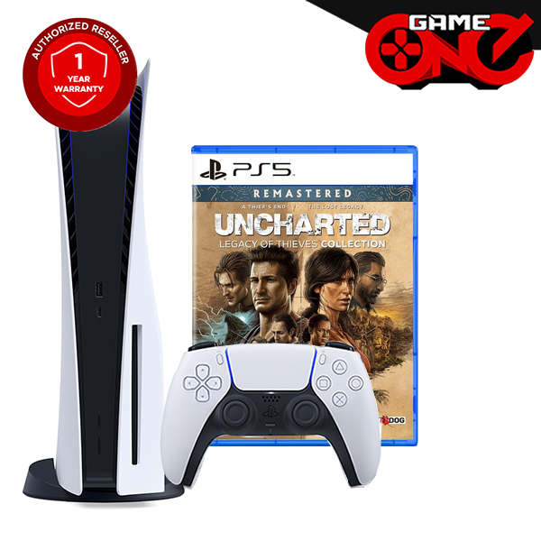 Sony PS5 Disc Edition with PS5 Uncharted Legacy Of Thieves Collection ...
