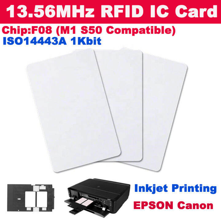 บัตร RFID สำหรับ Inkjet Printer 13.56MHz Proximity RFID IC Card Chip ...