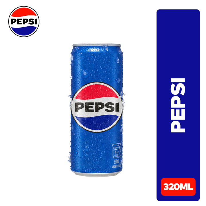 Pepsi Cola Regular Drink 320ml CAN | Lazada PH