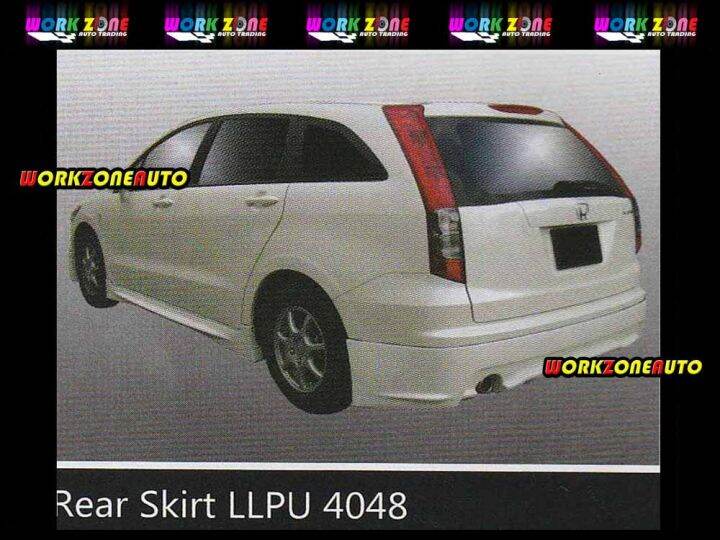 LLPU4048 Honda Stream 2007 PU Rear Skirt (Mugen) Body kit Bodykit | Lazada