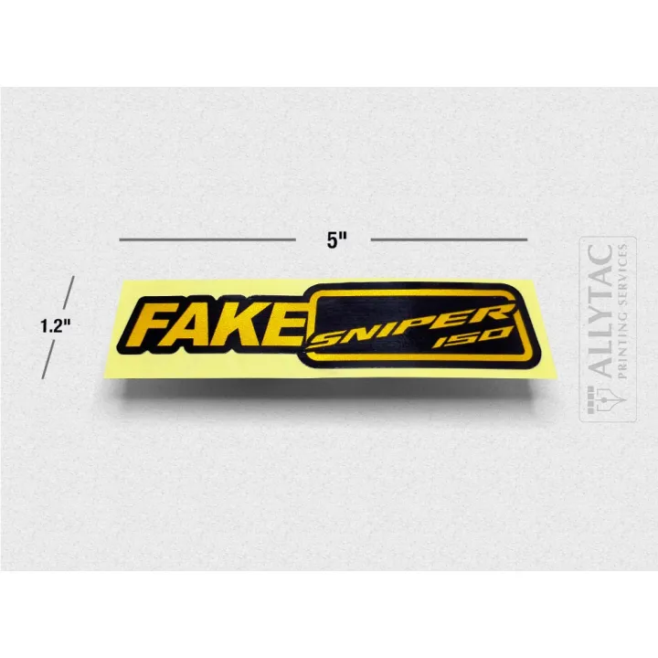 Reflectorized Stickers FAKE AEROX / Airblade / Beat / Click / Mio ...