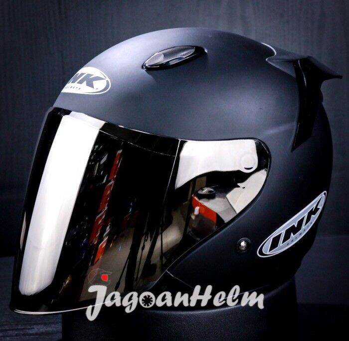 [Half] Ink Centro Jet Helm Original Helmet Black Doff / Hitam Dop [Face ...