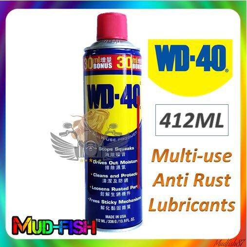 WD - 40 ORIGINAL Multi Use Lubricant SPRAY (412ML) WD40 Anti-rust | Lazada