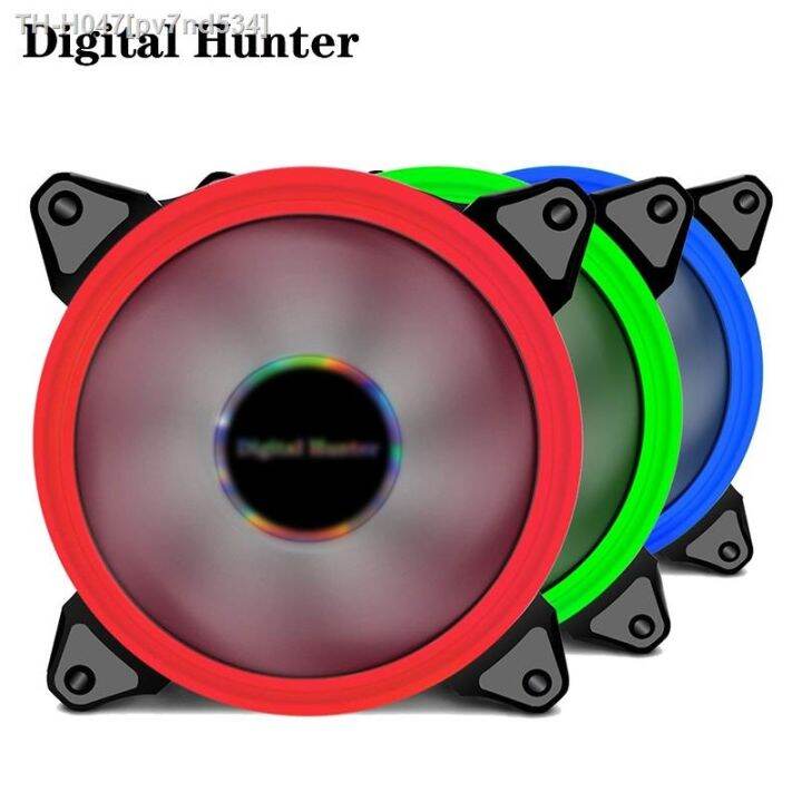 Universal Computer RGB Fan 120mm Ultra Silent LED Cooling Fan 12VDC ...