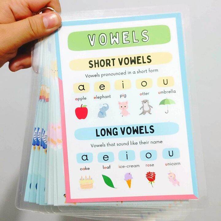 WORD LIST PHONICS FAMILIES reading flashcards Short and Long vowels ...