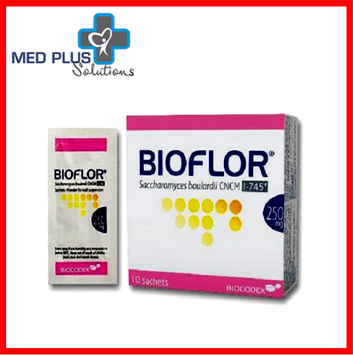 Bioflor Saccharomyces Boulardii CNCM I-745 250mg 10 Sachets (Exp:1/2026 ...