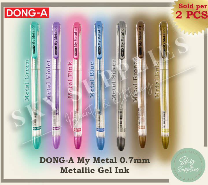 2pcs Dong-A My Metal Pens 0.7mm | Lazada PH