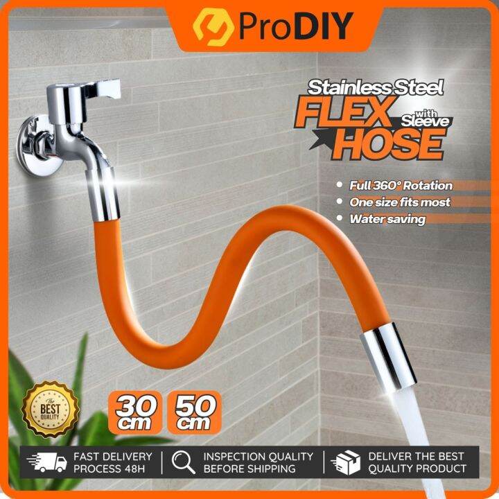 Flexible Faucet Extender Tube Extension Hose 360 Silicone Bathroom ...