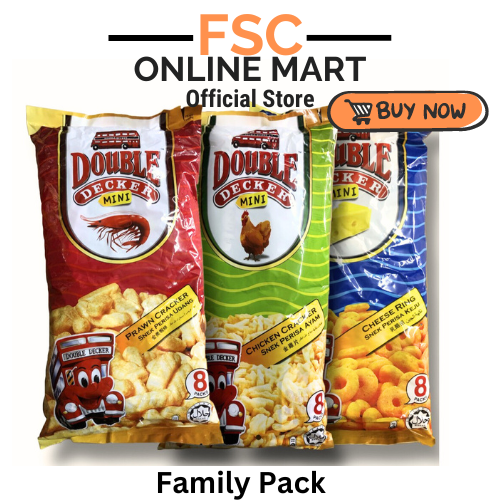 [FSC] Mamee Double Decker Cracker (Family Pack) 10gm x 8's | Lazada